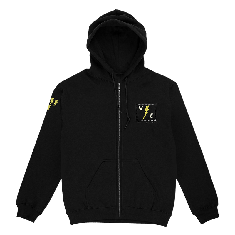World Enders Zip-Up Hoodie - Black / Metal Zipper - Lord Huron Official ...